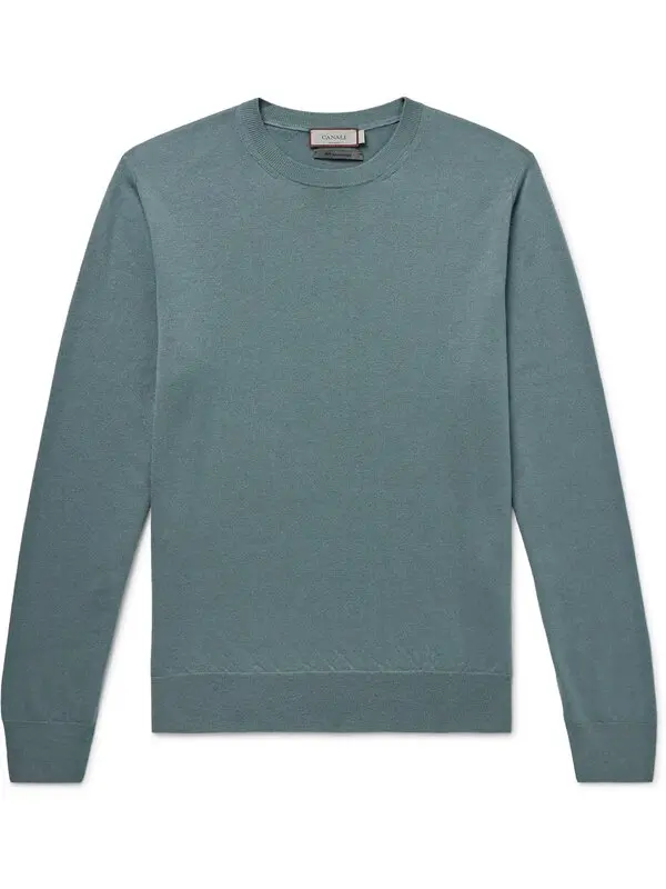 Canali Cashmere Relaxed Fit Sweater