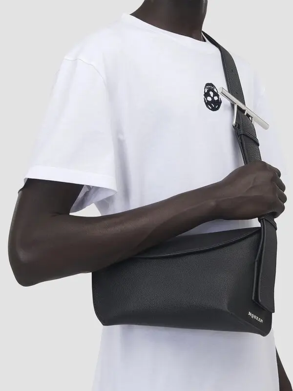Alexander McQueen T-bar Leather Sling Bag