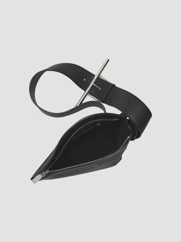 Alexander McQueen T-bar Leather Sling Bag