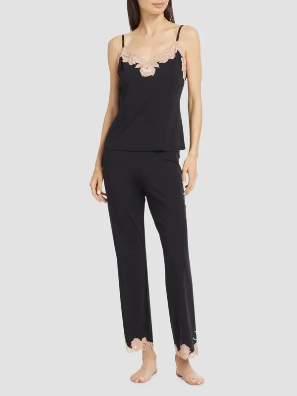 Natori Imagine Lace-jersey Pajamas
