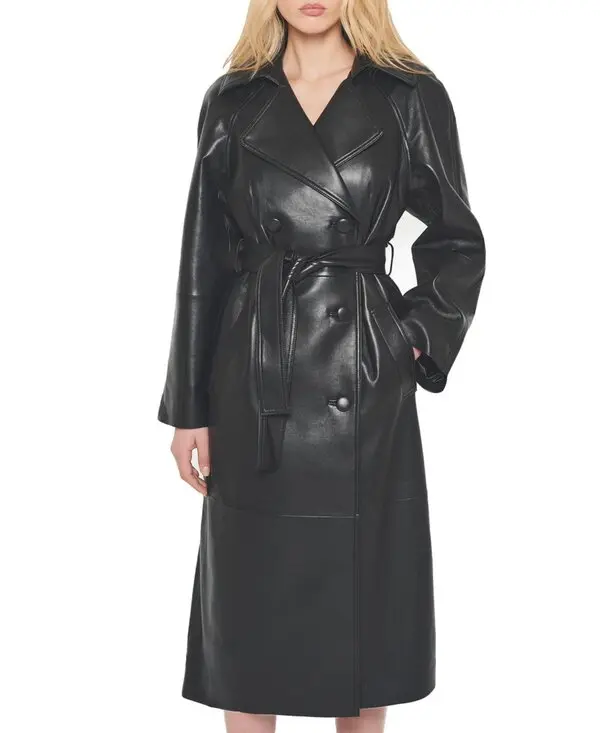 AS By DF Miller Recycled Leather Trench Coat