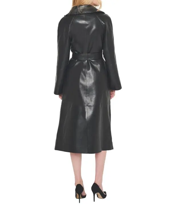 AS By DF Miller Recycled Leather Trench Coat