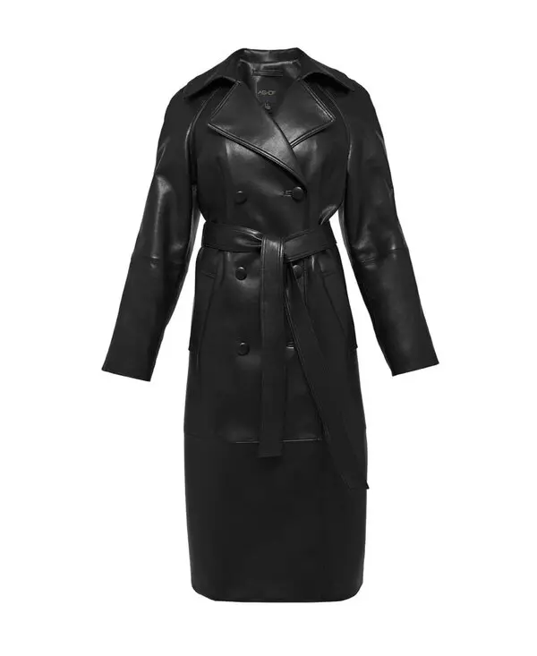 AS By DF Miller Recycled Leather Trench Coat