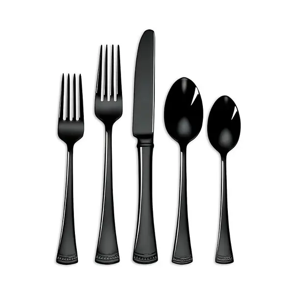 LENOX Portola 20-piece Mirror Flatware Set - Black