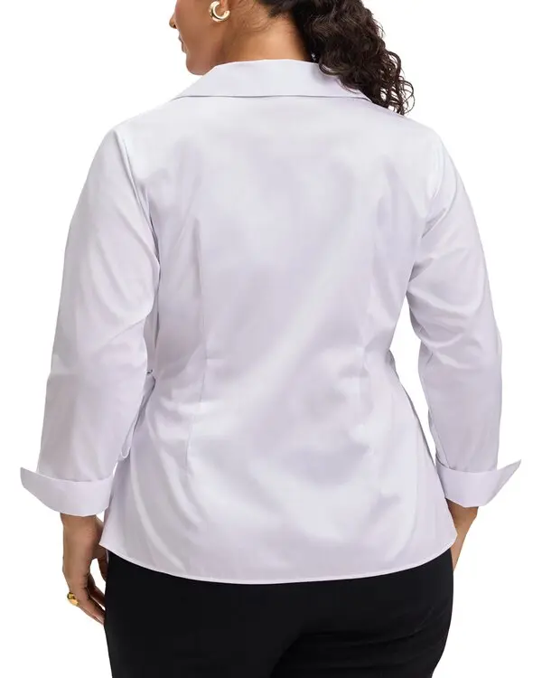Foxcroft Salina Sol Matte Top - White