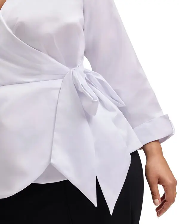 Foxcroft Salina Sol Matte Top - White