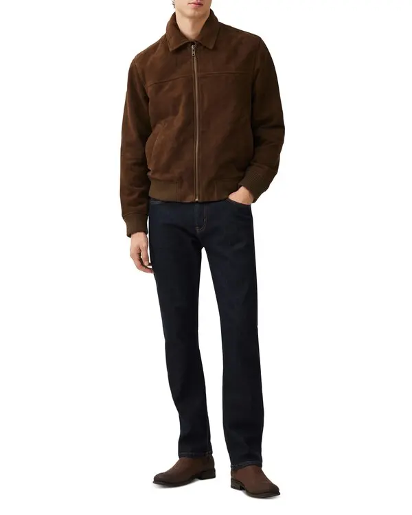 Rodd & Gunn Redvale Zip Front Suede Jacket