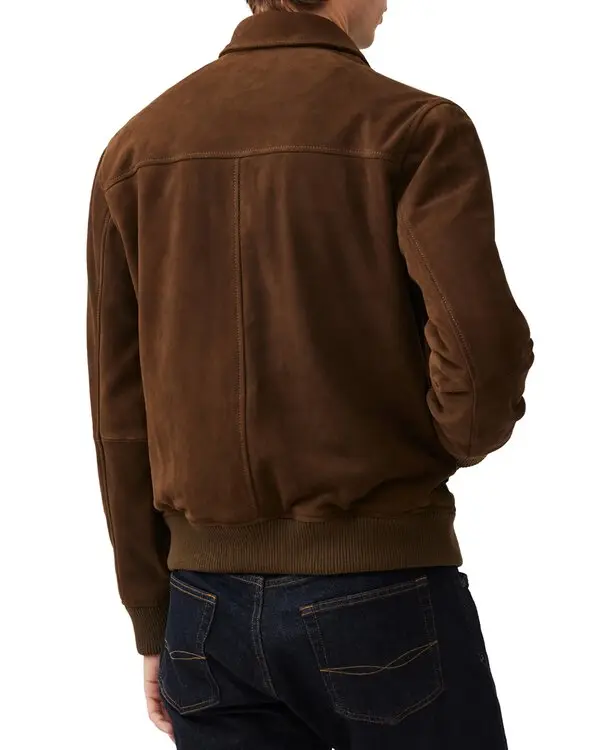 Rodd & Gunn Redvale Zip Front Suede Jacket