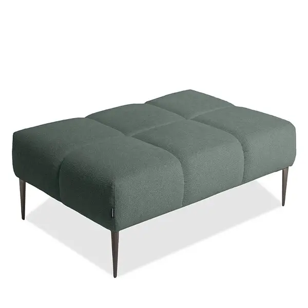 GIUSEPPE NICOLETTI Soprano Rectangle Ottoman - Baobab -acqua Marine