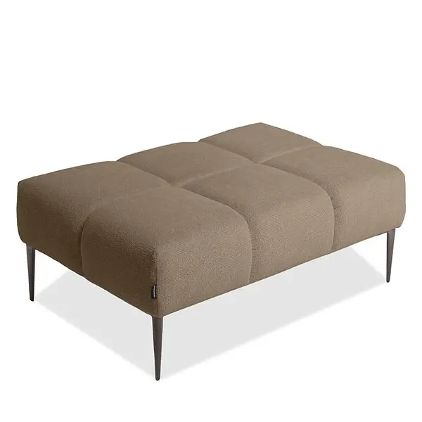 GIUSEPPE NICOLETTI Soprano Rectangle Ottoman - Baobab -cammello