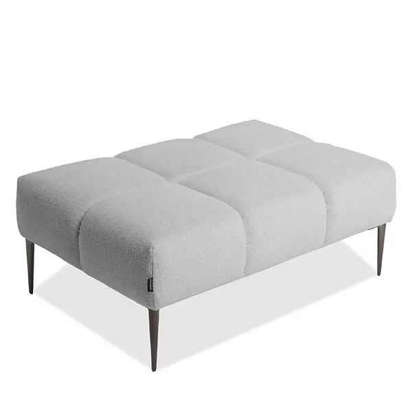 GIUSEPPE NICOLETTI Soprano Rectangle Ottoman - Baobab -ghiaccio