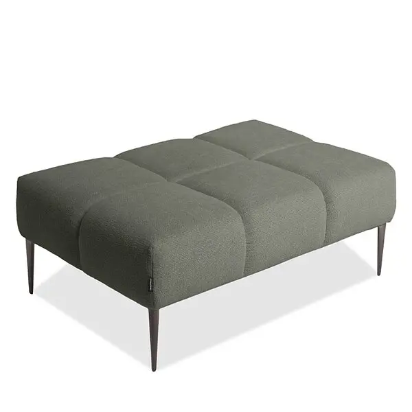 GIUSEPPE NICOLETTI Soprano Rectangle Ottoman - Baobab -muschio