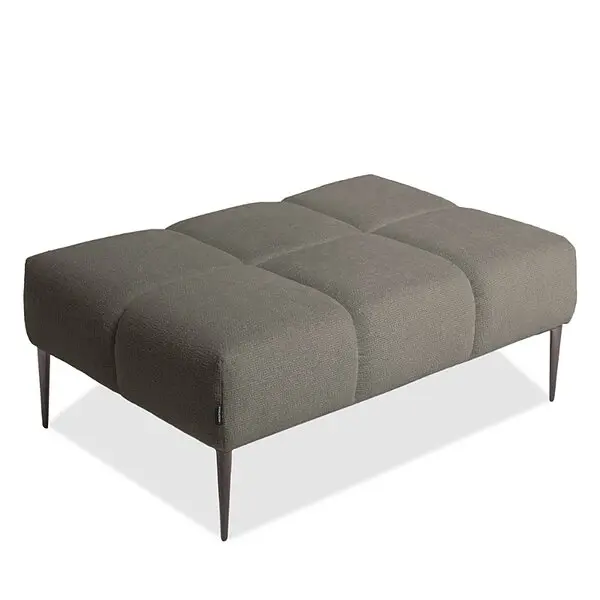 GIUSEPPE NICOLETTI Soprano Rectangle Ottoman - Baobab -tortora