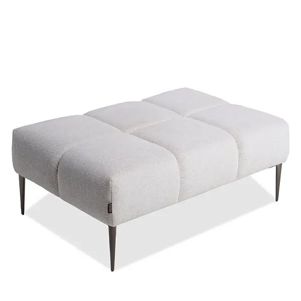 GIUSEPPE NICOLETTI Soprano Rectangle Ottoman - Baobab -white