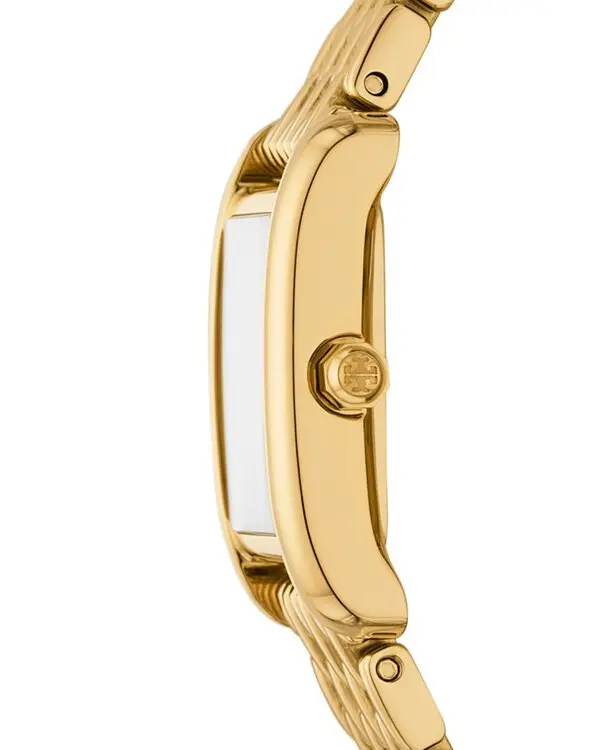 Tory Burch The Small Eleanor Stainless Steel Watch - Green/gold