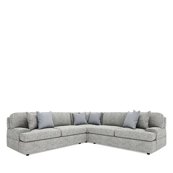BERNHARDT Carlsbad 3 Piece Sectional - Grey -