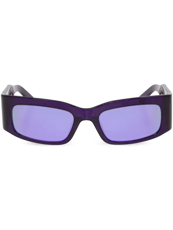 Balenciaga Rectangle Sunglasses - Purple