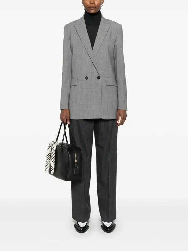 Fabiana Filippi Double-breasted Blazer - Grey
