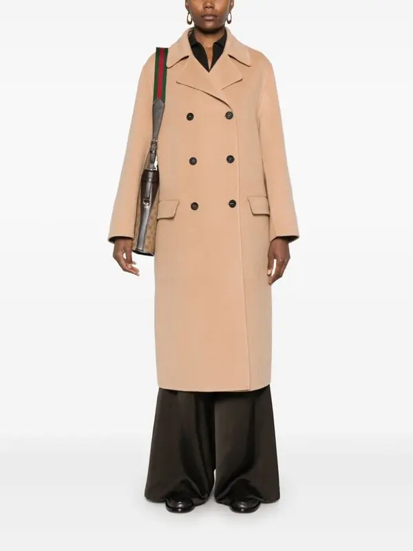 Fabiana Filippi Double-breasted Coat - Neutrals