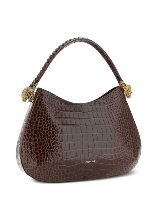 Roberto Cavalli Roar Shoulder Bag - Brown