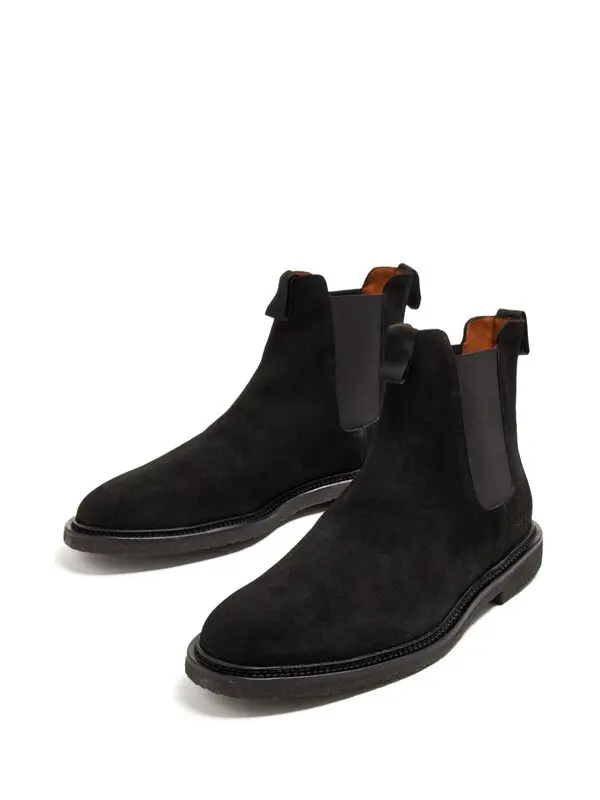 COMMON PROJECTS Suede Chelsea Boots - Black