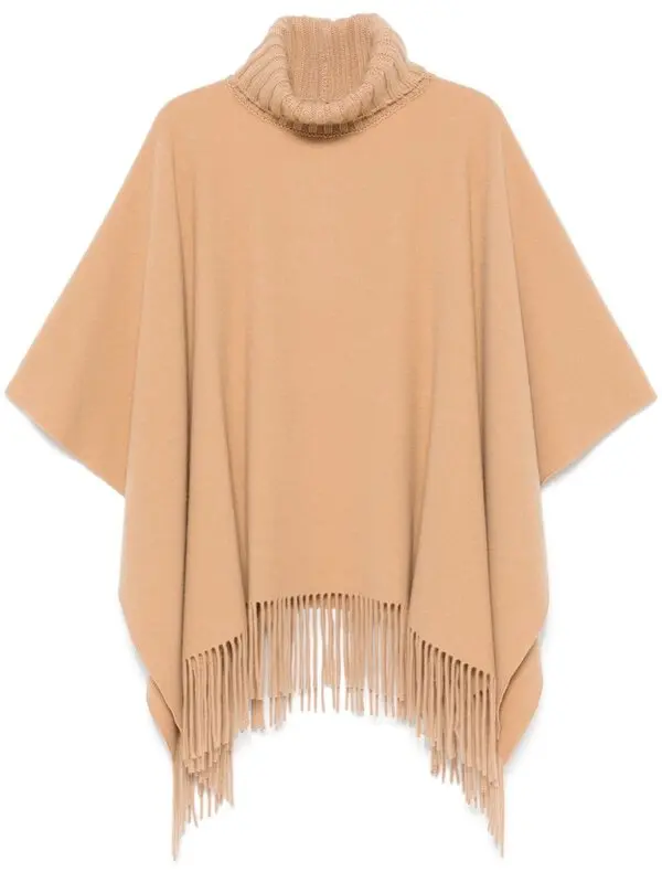 Fabiana Filippi Platinum Lucky Poncho - Brown