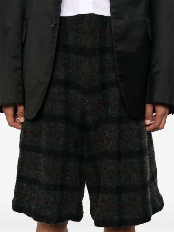 Comme Des Garçons Plaid Shorts