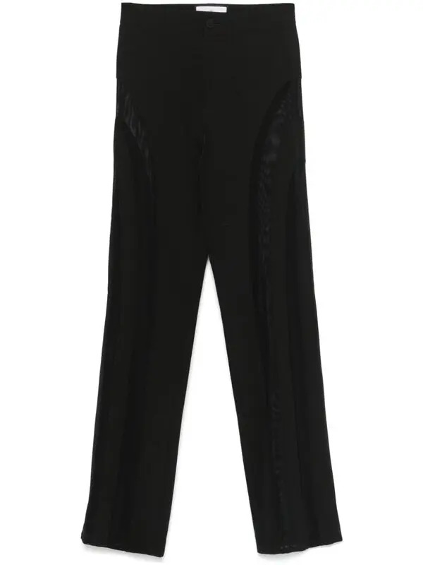 Philipp Plein Mesh-paneled Trousers