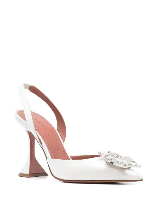 Amina Muaddi 95mm Begum Slingback Pumps