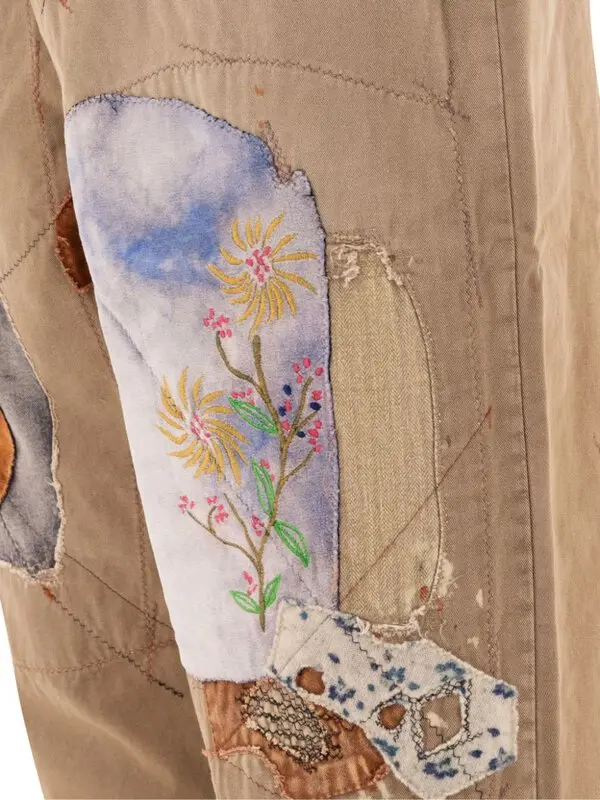 Kapital Katsuragi Gypsy Patch Remake Trousers