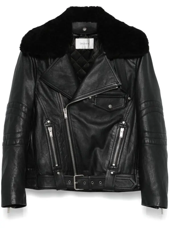Saint Laurent Leather Biker Jacket