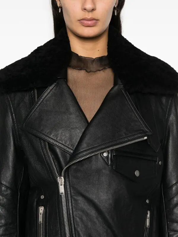 Saint Laurent Leather Biker Jacket