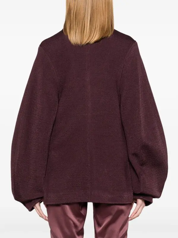 JIL SANDER Textured Interlock Weave Sweatshirt