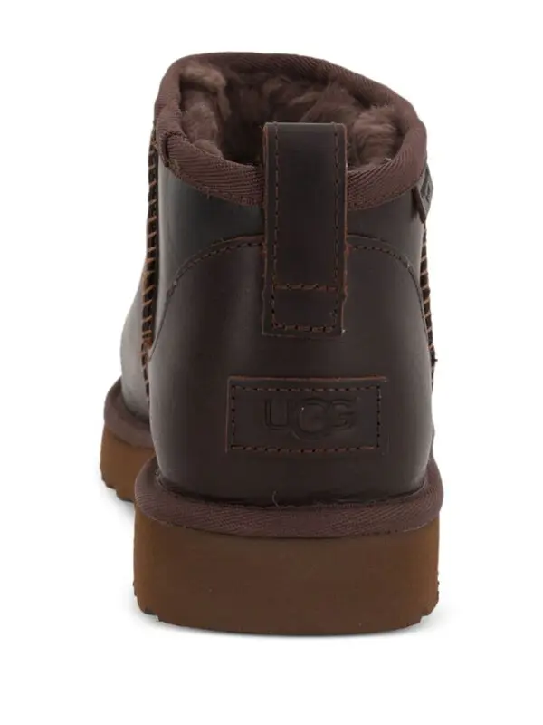 UGG Ultra Mini Lthr Regen Boots - Brown