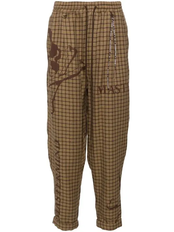 MASTERMIND WORLD Checkered Trousers