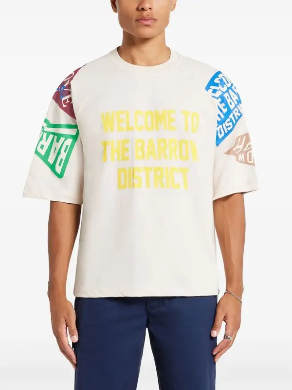 BARROW Slogan-print T-shirt