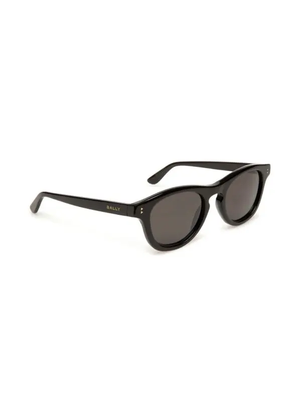 Bally Dieter Round Frame Sunglasses - Black