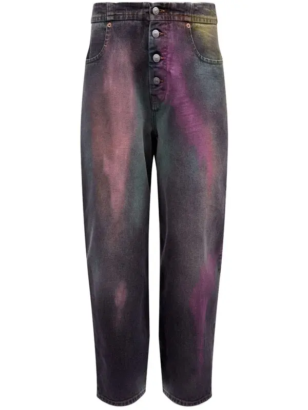 MAISON MARGIELA Bleached-effect Straight-leg Jeans