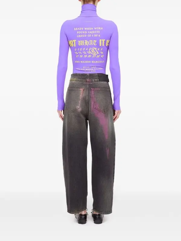 MAISON MARGIELA Bleached-effect Straight-leg Jeans