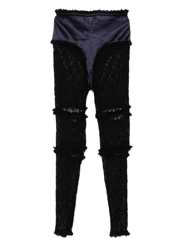 PUSHBUTTON Laced Skinny Trousers