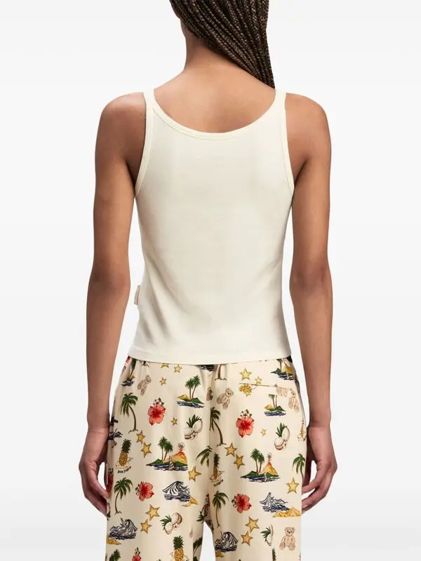 Palm Angels Bear Motif Tank Top