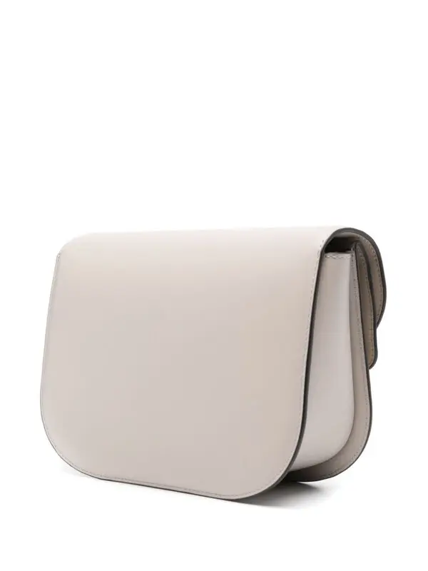 Furla Logo-engraved Crossbody Bag - Neutrals