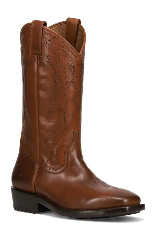 Frye Nash Deco Western Boots - Caramel