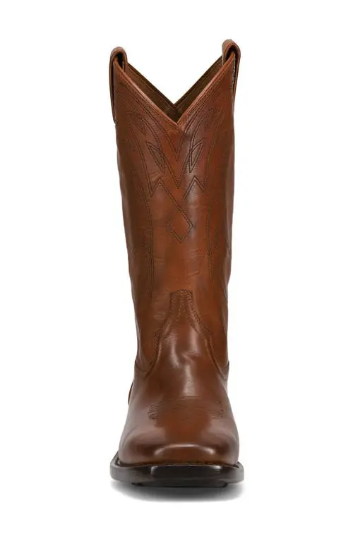 Frye Nash Deco Western Boots - Caramel
