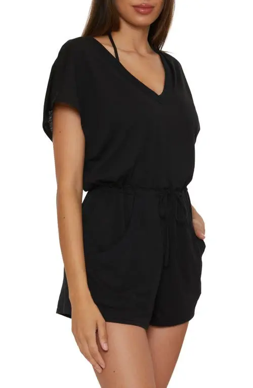 BECCA By Rebecca Virtue Burnout Jersey Cover-up Romper