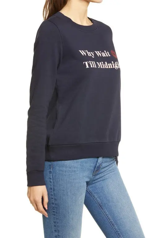 1901 Why Wait Graphic Sweatshirt