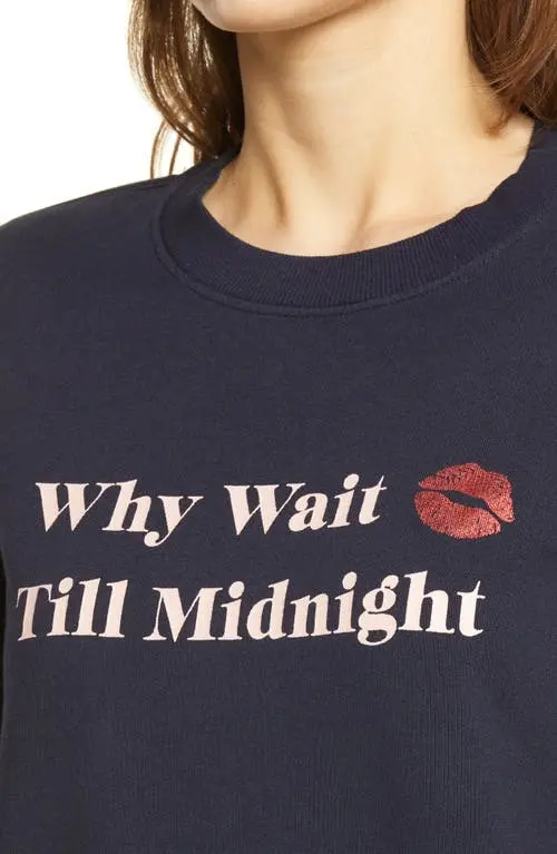 1901 Why Wait Graphic Sweatshirt