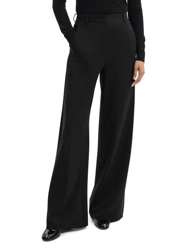 Theory High-rise Wide-leg Pants