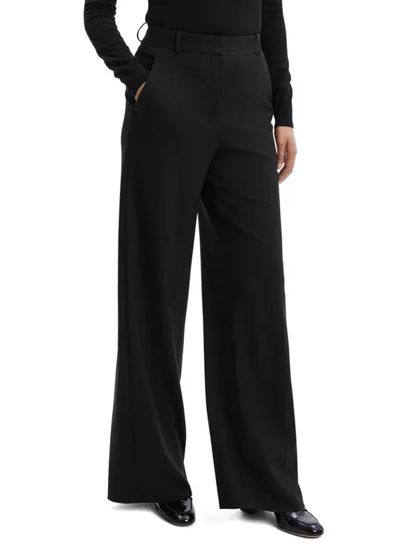 Theory High-rise Wide-leg Pants
