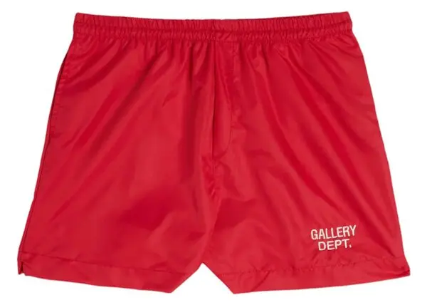GALLERY DEPT. Zuma Nylon Shorts - Red